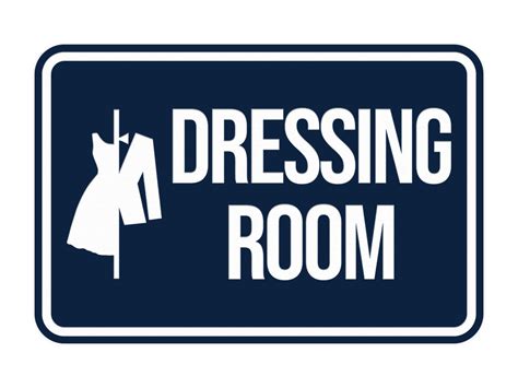 Classic Framed Dressing Room Wall Or Door Sign Pacific Sign And Stamp