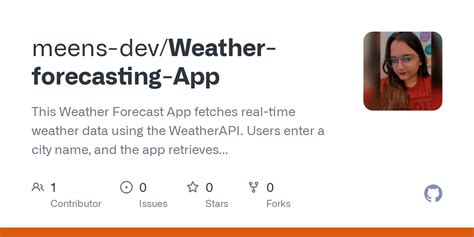 Github Meens Devweather Forecasting App This Weather Forecast App
