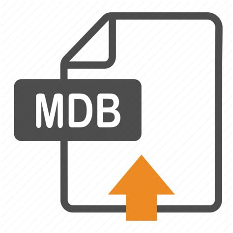 document extension file format mdb upload icon download on