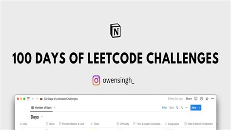 Simple Leetcode Progress Tracker Template