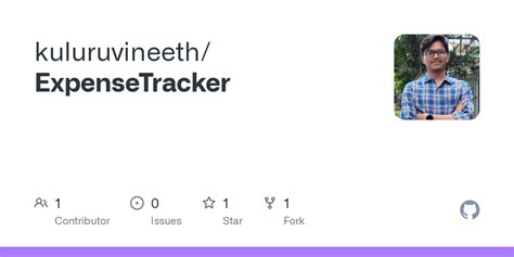 Github Kuluruvineeth Expensetracker