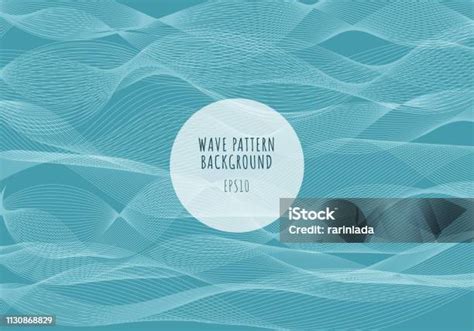파란색 배경에 추상 바다 흰색 선 파도 패턴입니다 물결 무늬 줄무늬 거친 표면 물에 대한 스톡 벡터 아트 및 기타 이미지 물 질감 강 Istock