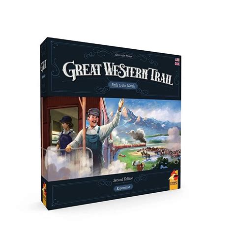 그레이트 웨스턴 트레일 2판 북쪽으로 향하는 철로 보드게임 확장판 티몬