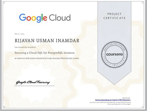 Rijavan Inamdar On Linkedin Cloudsecurity Postgresql Cloudsql