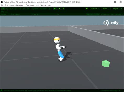 Unity Ml Agentsによる強化学習：サンプルプログラムを動かしてみる（walker編） Massies Programming