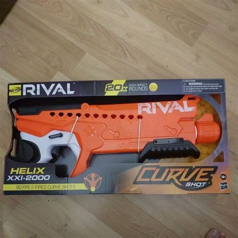 Nerf Rival Curve Shot Helix Xxi 2000 Blaster Hobbies And Toys Toys And Games On Carousell