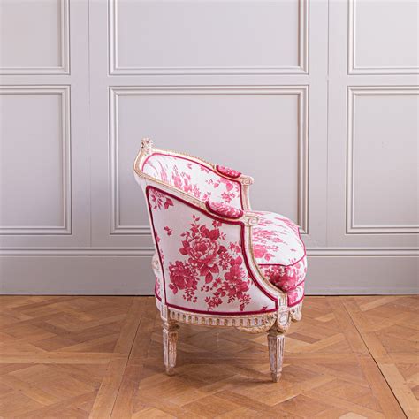 French 19th Century Louis Xvi Style 2 Seat Curved Sofa La Maison London