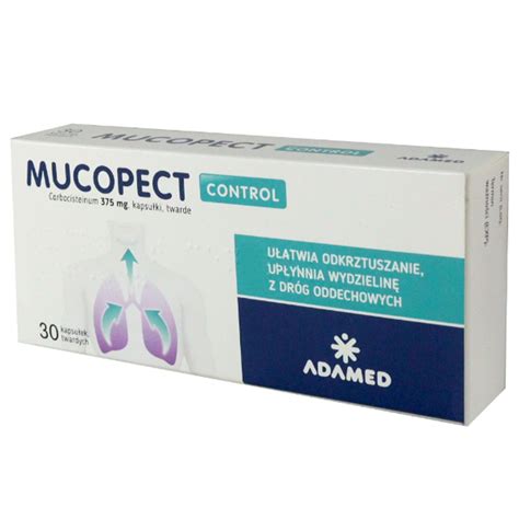 Mucopect Control 375 Mg 30 Kapsułek Twardych Aptelinepl