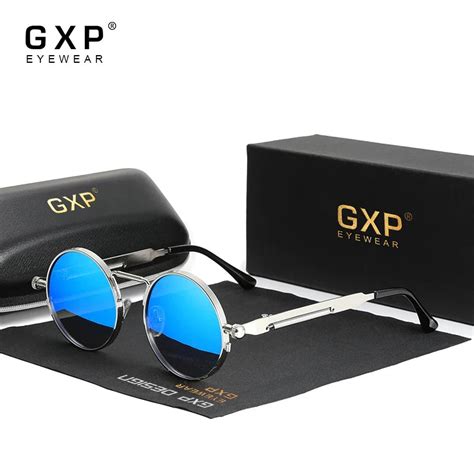 Gothic Steampunk Sunglasses Vintage Round Polarized Gothic Shop