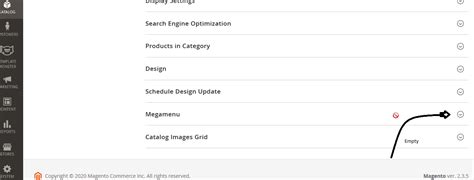 Issue Cant Add Categories Into Megamenu Option Magento Forums