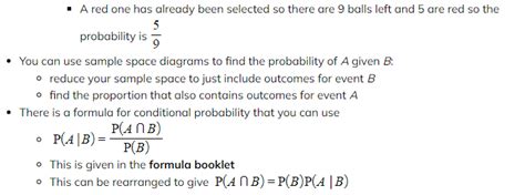 IB DP Maths AI HL复习笔记4 4 2 Conditional Probability 翰林国际教育