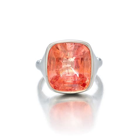 Padparadscha Sapphire Ring Fine Jewels Jewelry Sothebys