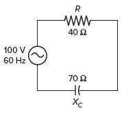 RC Series Circuit Phasor Diagram Impedance Triangle Examples