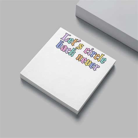 Sarcastic Sticky Notes Funny Post It Note Pad 4 X 4 50 Pages Etsy