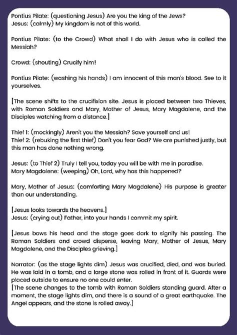 The Easter Story Class Assembly Script By Teachingcouple Tpt