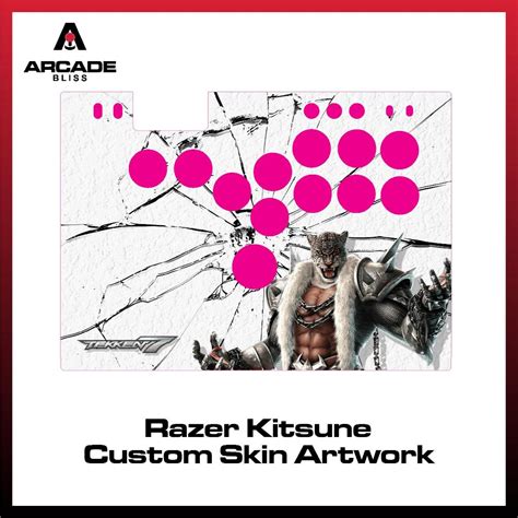 Jual Razer Kitsune Custom Skin Artwork Art Top Bottom Layer Arcade