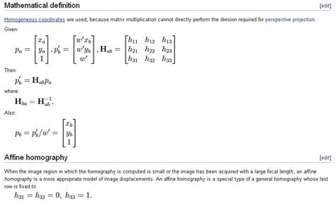 Homography Matrix Csdn博客