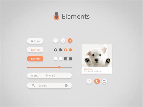 Web Ui Elements Free Psd Template Psd Repo