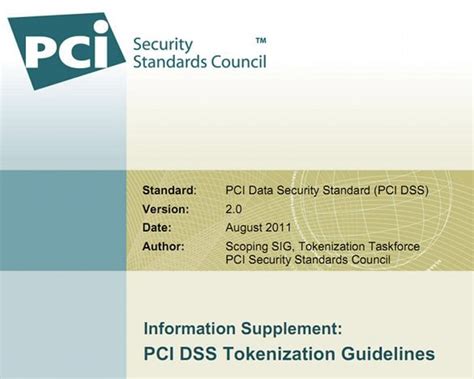 New Pci Security Standards Council Tokenization Guidelines Aim To