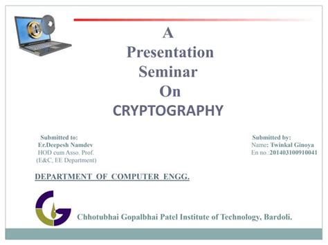 Cryptography Ppt Free Download Pptx