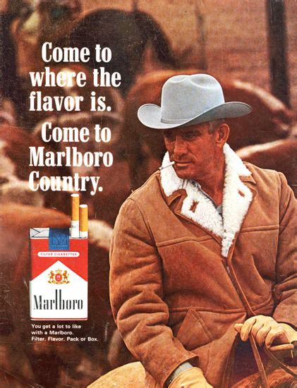 Vintage Marlboro Ads 1958 Marlboro Cigarettes Where Theres Man