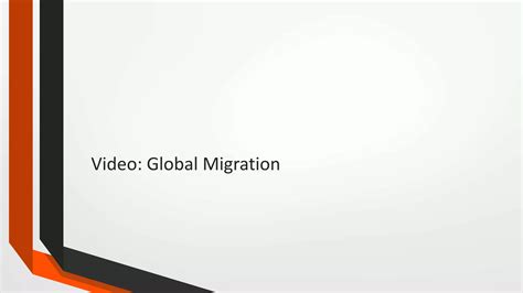 Global Migration Pptx
