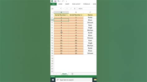 Ms Excel Tips And Tricks Create Serial Number With Aggregate Function