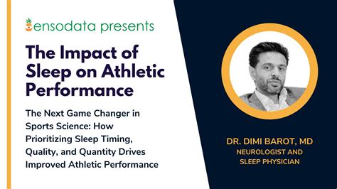 The Impact Of Sleep On Athletic Performance Ensodata
