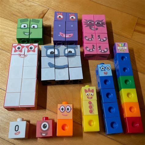 Diy Numberblocks 11 20 Making Out Of Mathlink Cubes Playtime Club Tv