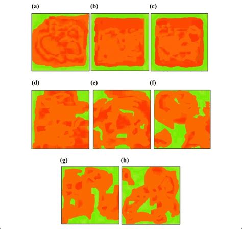 coverage map for other algorithms in scenario 1 a random path b