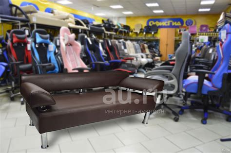 Диван офисный A-O-KZ brown — купить в Красноярске. Состояние: Новое ...