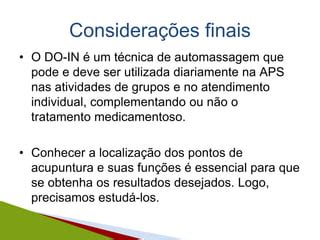 Do In Automassagem Benefícios E Técnicas Para O Bem Estarpdf