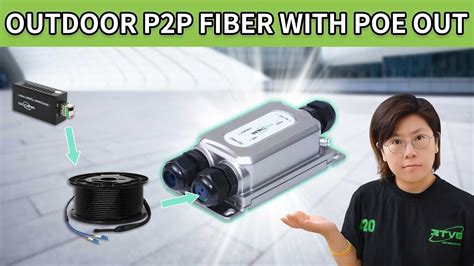 easy diy install poe camera wap with outdoor fiber media converter