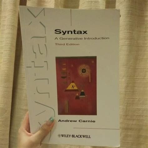 Syntax A Generative Introduction Third Edition Hobbies And Toys Books And Magazines Textbooks