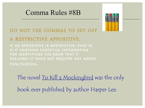 Comma Rules Pdf