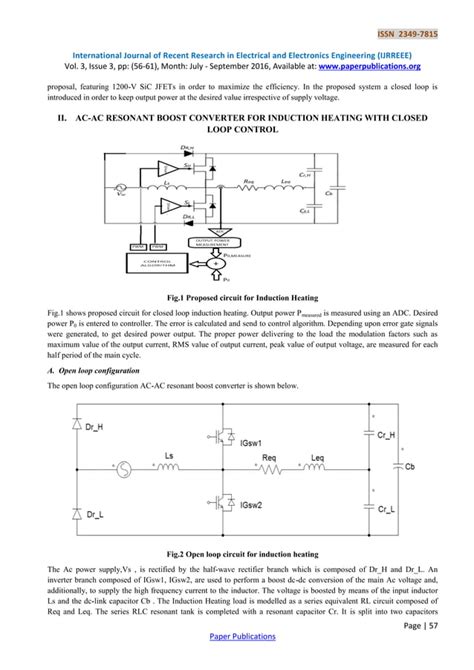 Ac Ac Resonant Boost Converter For Induction Heating With Closed Loop Control Pdf