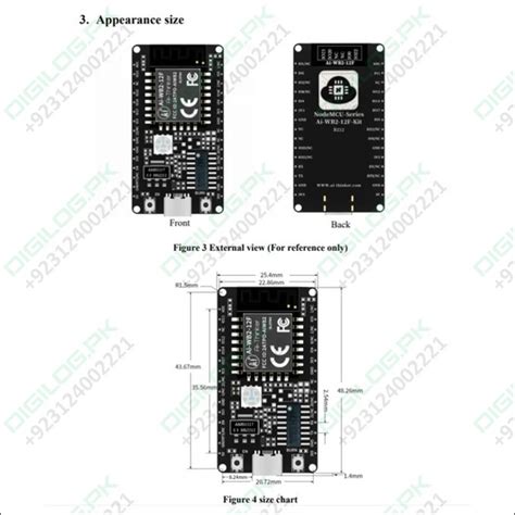 Ai Thinker Bl602 Chip Wifibluetooth 50 Module Ai Wb2 12f Kit