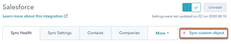 Sync Custom Objects From Salesforce To Hubspot