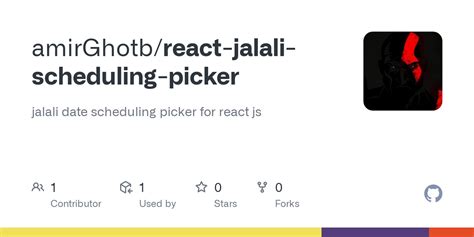 GitHub AmirGhotb React Jalali Scheduling Picker Jalali Date Scheduling Picker For React Js