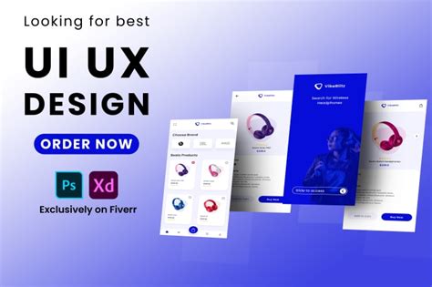 Design Amazing Mobile App Ui Ux Design With Clickable Ui Prototype By Sidali Boudra Fiverr