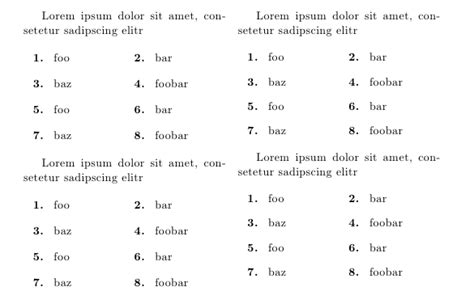 How Can I Make Two Columns In Two Columns TeX LaTeX Stack Exchange