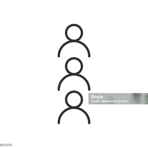 Linear Group Icon From Customer Service Outline Collection Thin Line