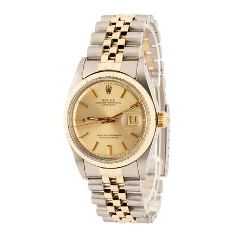 Buy Used Rolex Datejust 36 1601 Bobs Watches Sku 175481