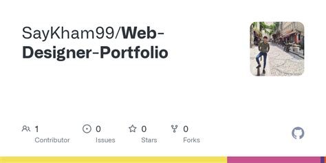 GitHub SayKham Web Designer Portfolio