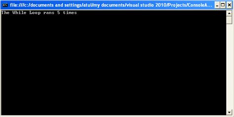 Loops In Visual Basic NET