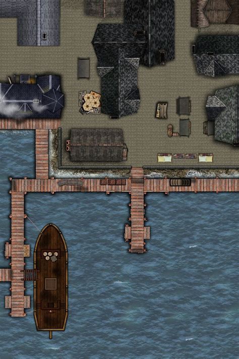 Riddleport Docks Fantasy City Map Dungeon Maps Fantasy Map