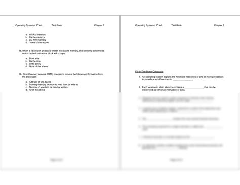 solution operating systems 6 th ed test bank chapter 1 chapter 1
