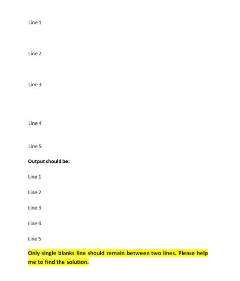 Vba Need The Visual Basic Function That Remove Extra Lines Stack Overflow