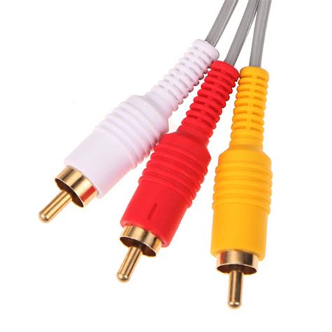 18m Component Cable Audio Video Av Composite 3 Rc Vicedeal