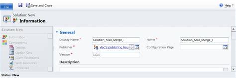 Managing Mail Merge Templates Using Solutions In Dynamics Crm 2011